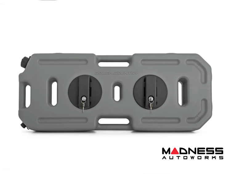 Fluid Container - Flat - Mountable - Rough Country - Gray - 20L, 99064