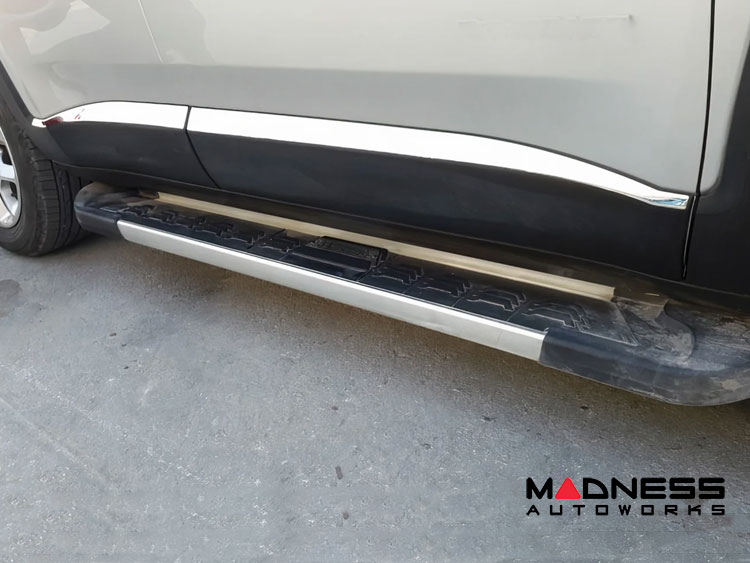 Jeep Renegade Door Trim - Lower Side Molding Kit - Silver Steel, U005924