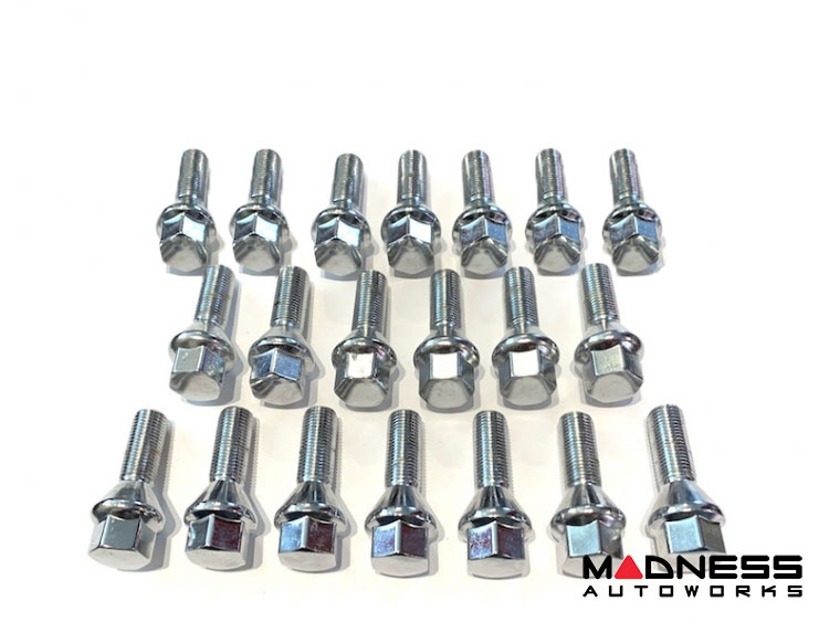 Jeep Renegade Lug Bolt Set - Set of 20 - M12x1.25 - 60° Cone Seat ...